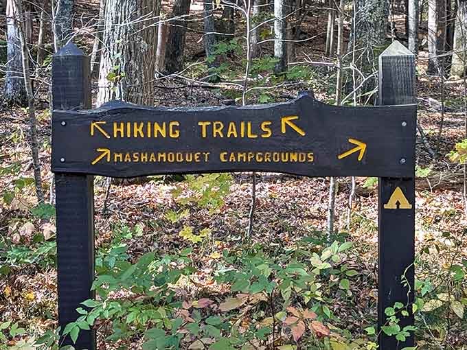 When the trail signs point to both hiking and campgrounds, you know tough decisions lie ahead.