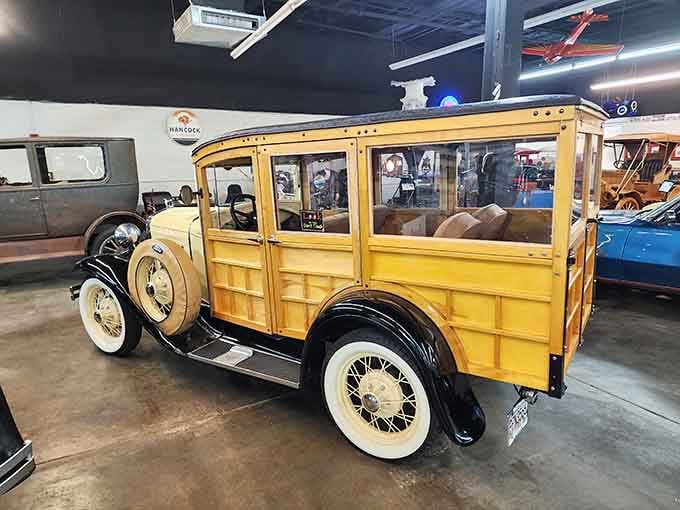 Woody wagon showcasing when station wagons were actually cool and families road-tripped in serious style.