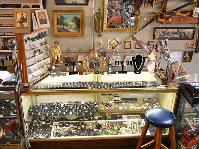 Antique shops overflow with treasures from another era, perfect for finding that conversation piece your living room desperately needs.