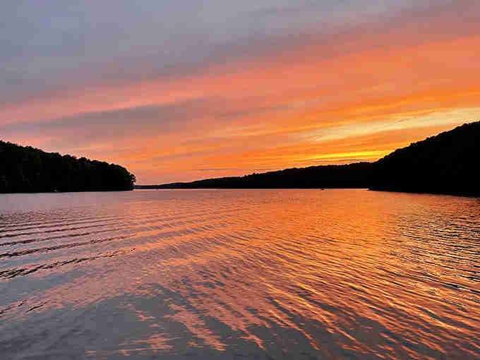 Sunset paints the sky in colors that make you forgive every gray winter day you've ever endured.