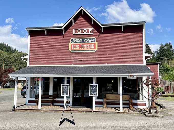 This charming gateway building welcomes visitors with old-timey appeal that modern architecture forgot how to create anymore.