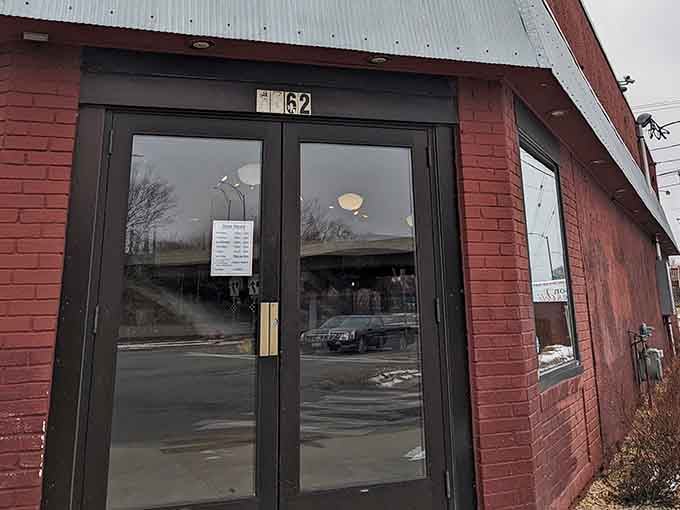 Through those glass doors lies salvation for your rumbling stomach and proof that simple done right beats fancy every time.