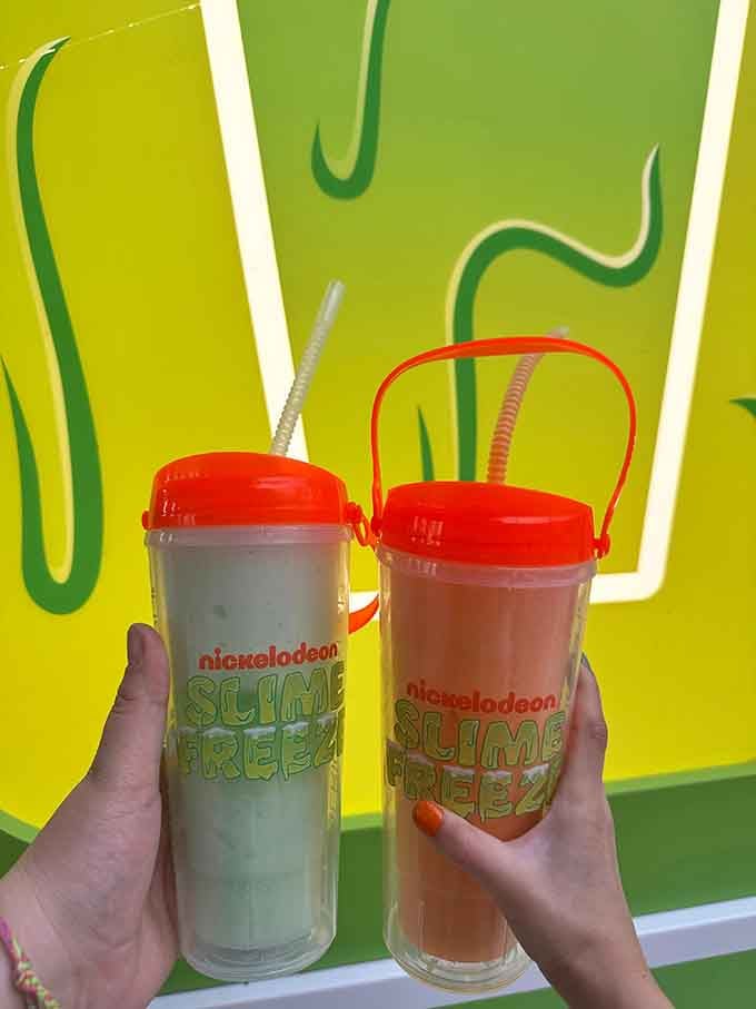 Slime Freeze drinks: because getting slimed should always be a delicious, refreshing experience you choose.