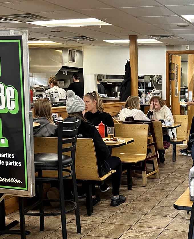 Weekend mornings bring crowds who know that good food and fair prices never go out of style.