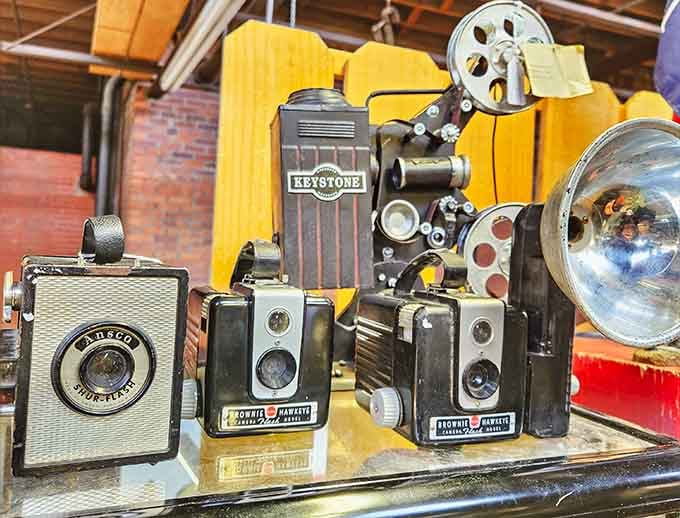 Vintage cameras that captured life before filters, when every shot required actual skill and precious film to waste.