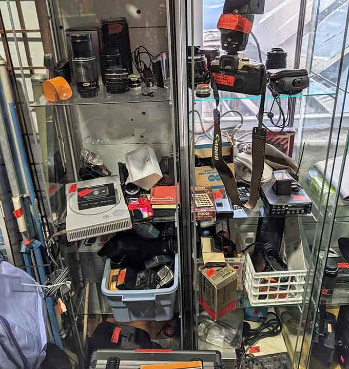 Cameras and electronics from bygone eras remind us how quickly technology evolves and becomes wonderfully obsolete.