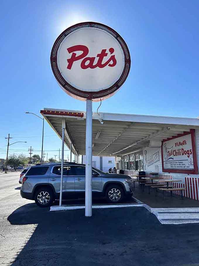 That classic circular sign has been guiding hungry travelers to happiness since bell-bottoms were actually fashionable the first time.