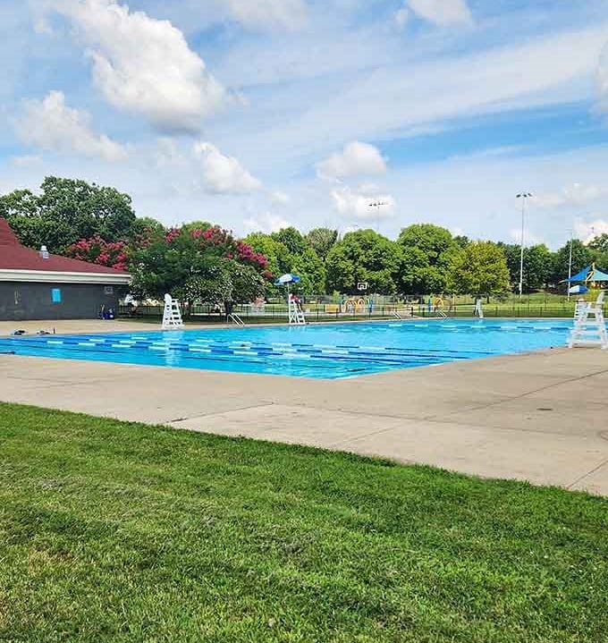 The sparkling blue pool beckons on hot summer days, offering refreshing relief when Baltimore's humidity becomes downright oppressive.