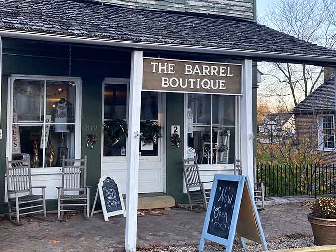 Boutique shopping in a historic building beats scrolling through online stores any day of the week.