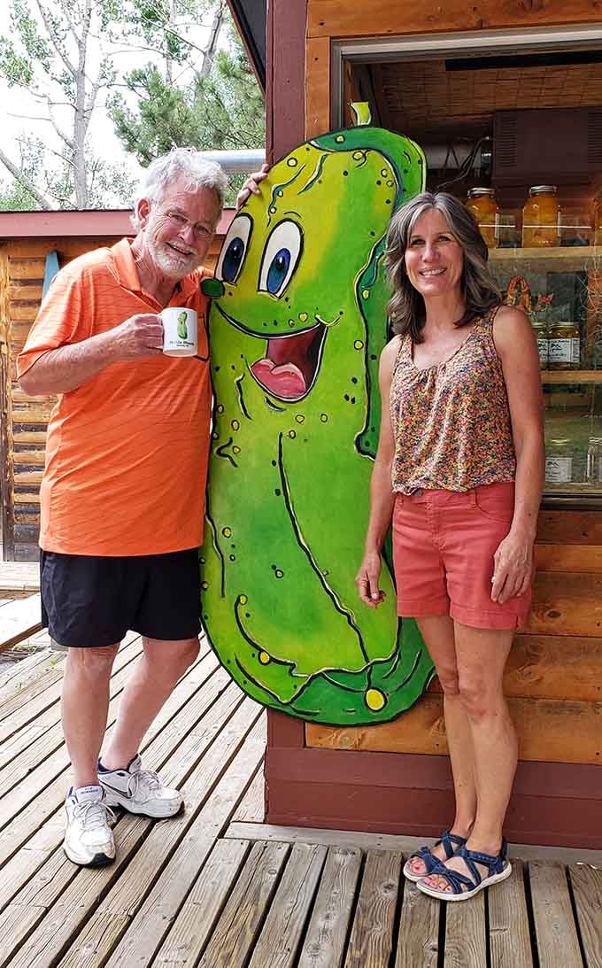 When the pickle mascot is taller than you are, you know you've found a place that takes fermentation very seriously.