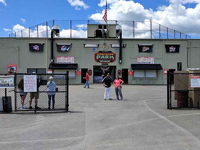 Wahconah Park's vintage entrance invites you to experience baseball the way it was meant to be enjoyed.