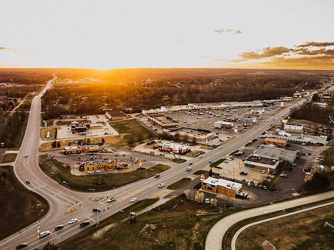 Sunset over Poplar Bluff reveals a town that's accessible, affordable, and surprisingly well-positioned for modern living opportunities.