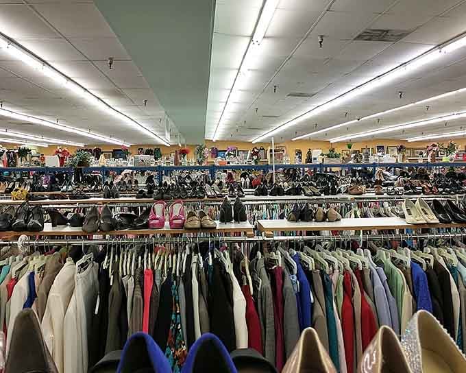 Furniture sections blend seamlessly with housewares, creating a home goods wonderland that sparks endless decorating inspiration.