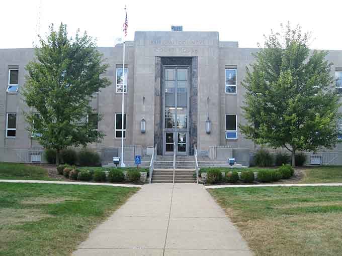 Bureau County Courthouse stands dignified and Art Deco gorgeous, anchoring downtown with architectural gravitas that demands your camera's attention.
