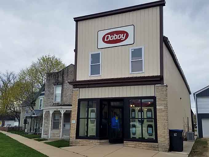 The old Dobby building stands as a testament to Princeton's commitment to preserving its architectural heritage and small-town charm.