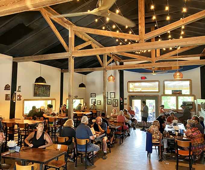 A packed house on any given day means word has spread about this mountain town's smoky secret treasure.