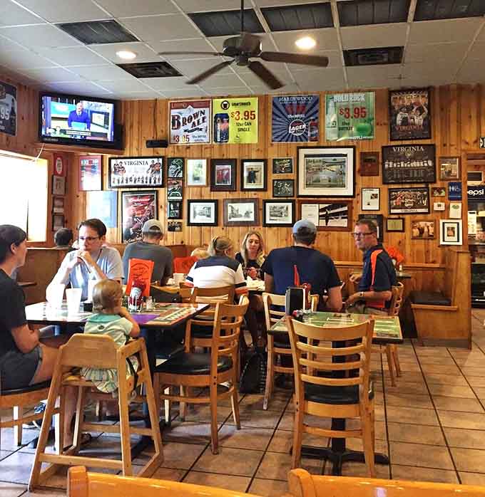 The lunch rush brings together people from all walks of life, united by their love of good food.
