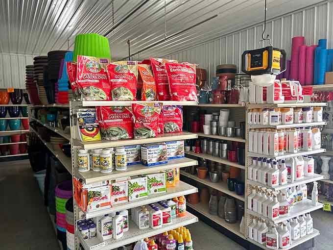 Rockville Farm Market stocks everything from popcorn to pet supplies in true general store fashion perfectly.