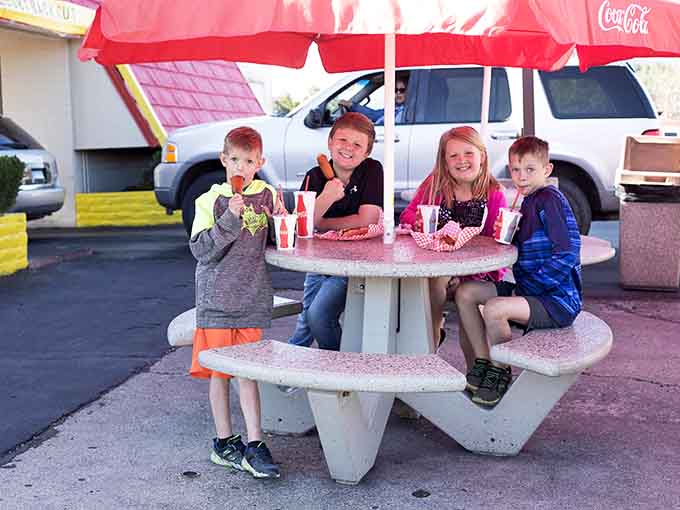 Happy faces around the table tell you everything you need to know about this Flagstaff treasure spot.