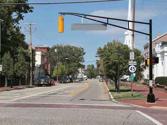 Wide, quiet streets invite leisurely exploration, a refreshing change from the usual New Jersey traffic chaos we endure.