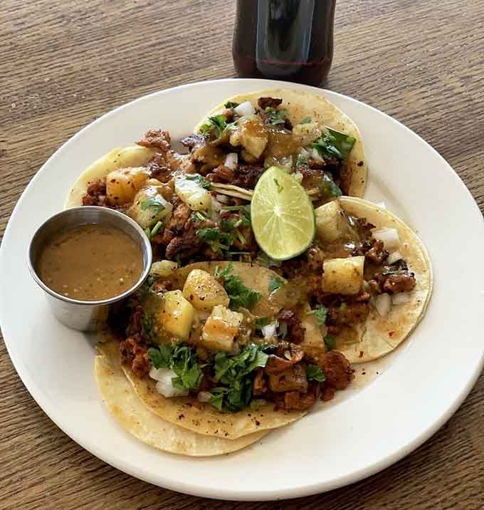 Tacos topped with chorizo and potatoes prove that simple ingredients can create extraordinary magic together.
