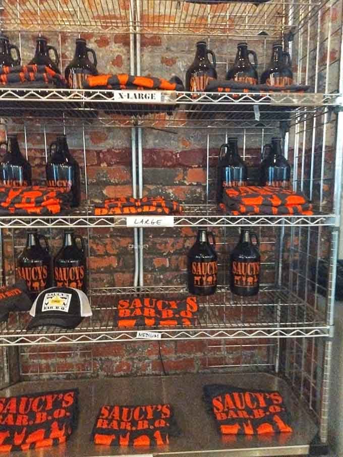 Take home the sauce in growlers because good things should never be left behind when you leave.