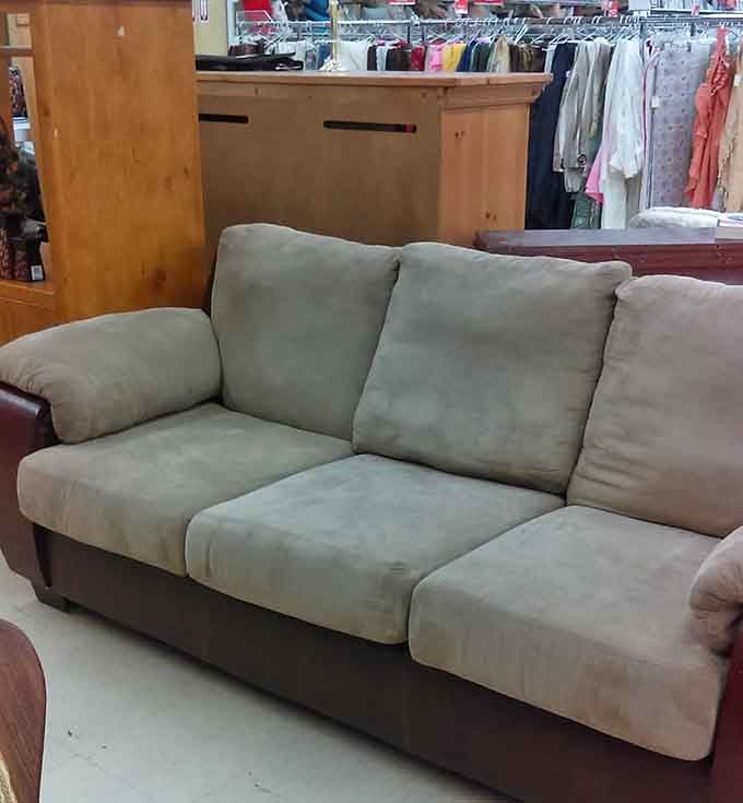 Furniture with plenty of life left, waiting for someone who understands that "gently used" beats "overpriced and new" every time.