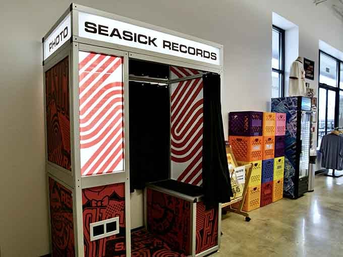 Live music happening right where you shop, because Seasick Records knows music should be heard, not just sold.