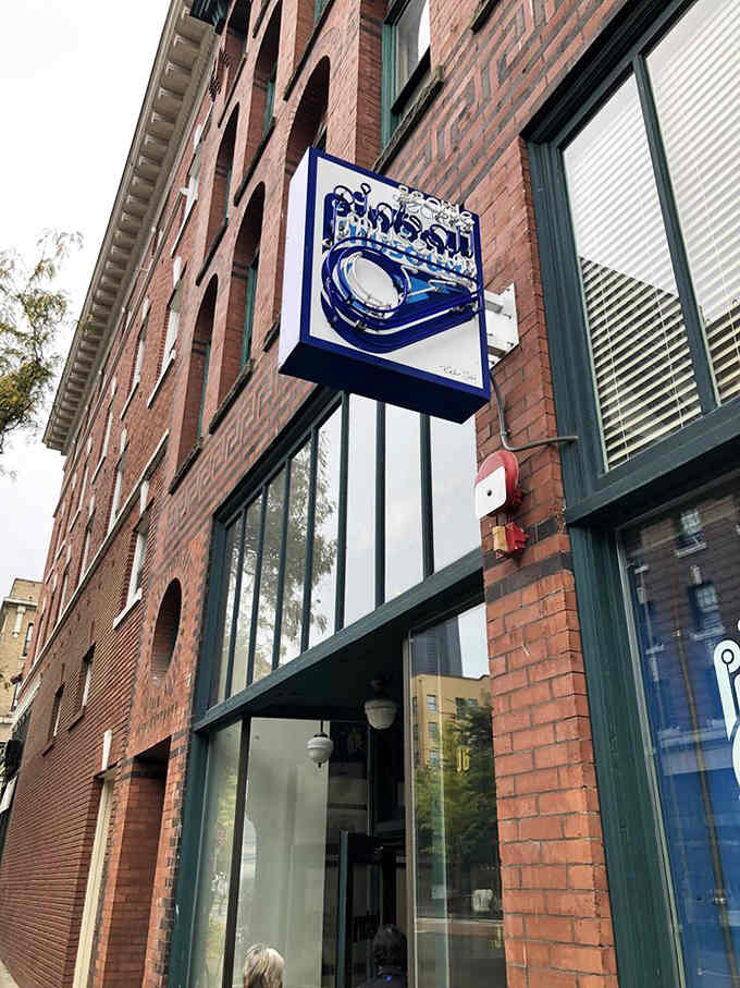 The blue flipper sign hanging outside is your beacon, calling you home to where you truly belong.