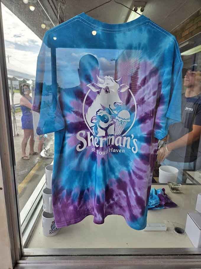 When you love an ice cream shop enough to wear the shirt, you've found your frozen dessert soulmate.