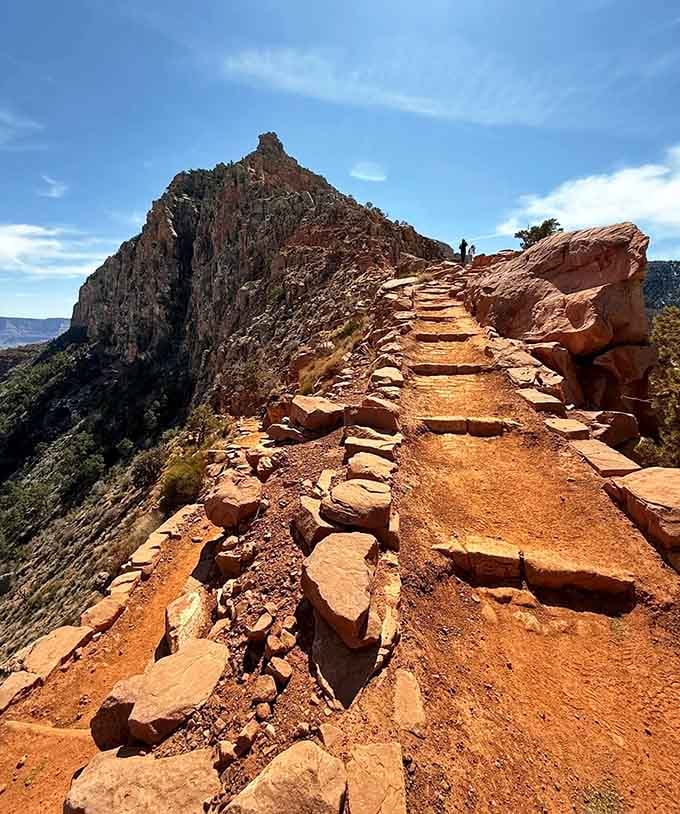 Each step along this ancient pathway connects you to the raw power of erosion, water, and geological time.