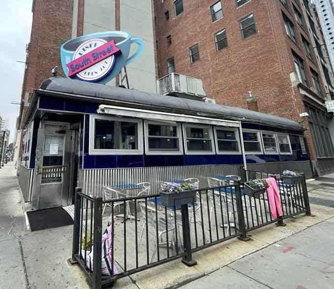 Outdoor seating for those perfect Boston days when fresh air makes your French toast taste even better than usual.