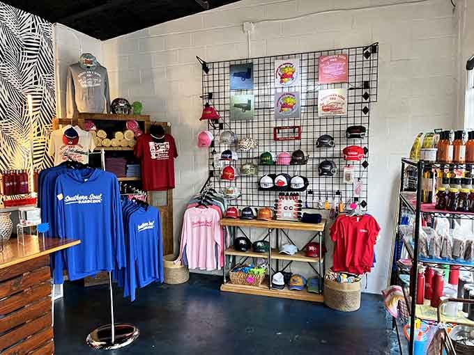 Take home the merch so you can remember this meal until your next inevitable return visit.