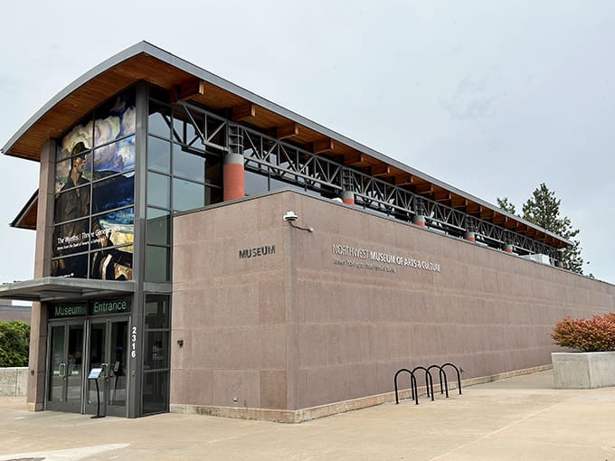 The Northwest Museum of Arts and Culture houses world-class collections in architecture worth admiring itself.