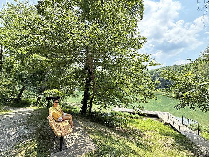 Finding the perfect lakeside spot for contemplation is easier here than finding parking at Target.