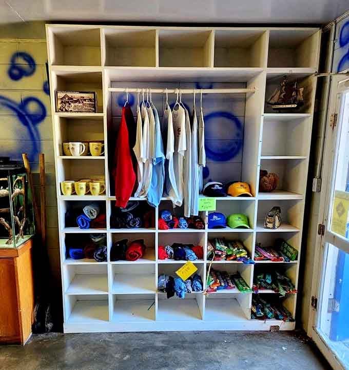 Local merchandise lets you take home a piece of Cortez charm, because sometimes you need souvenirs that aren't mass-produced nonsense.