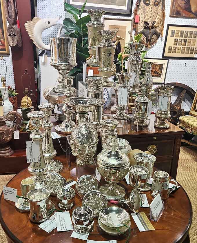 Silver-plated serving pieces that transformed ordinary dinners into elegant affairs worth remembering and photographing.