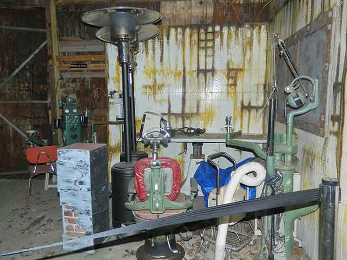 The dentist's office where the only thing getting extracted is your courage.