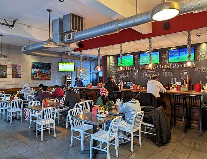 Real people enjoying real food in a real restaurant, which somehow feels revolutionary in today's overly curated dining world.