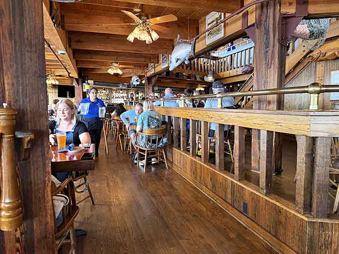 Diners enjoying their meals in a space that feels both casual and special &ndash; the sweet spot of restaurant experiences.