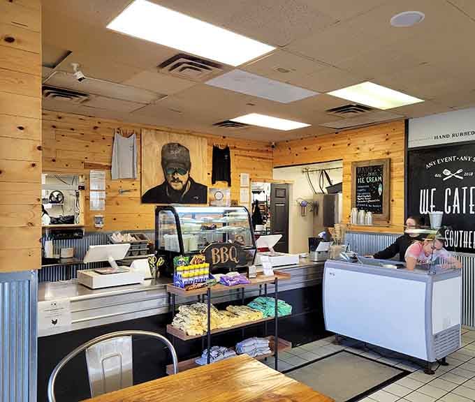 The command center where barbecue dreams become reality, complete with ice cream for dessert-minded strategists everywhere.