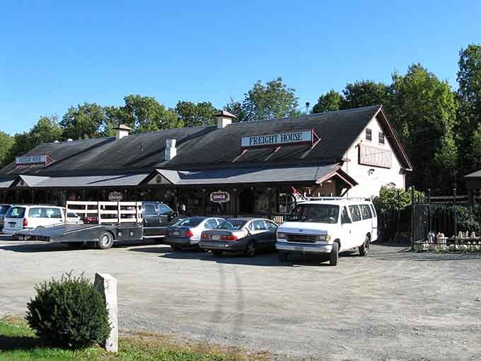 The Erving Freight House sits like a time capsule, when goods moved slower but stories traveled faster.