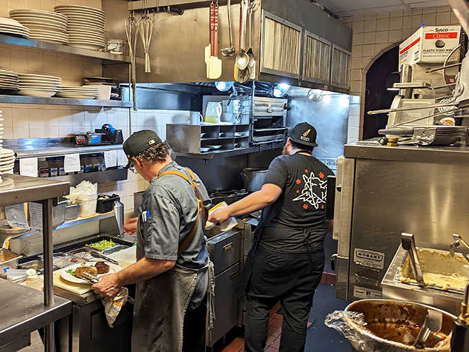 Behind every great meal is a kitchen crew working their magic, turning fresh ingredients into memorable dining experiences.