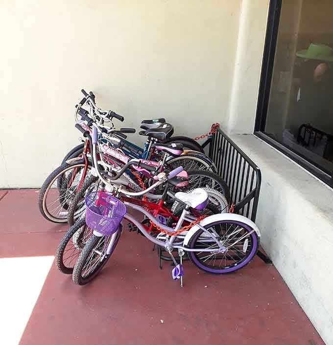 Kids' bikes ready to roll into new driveways and create fresh memories without breaking the family bank account.