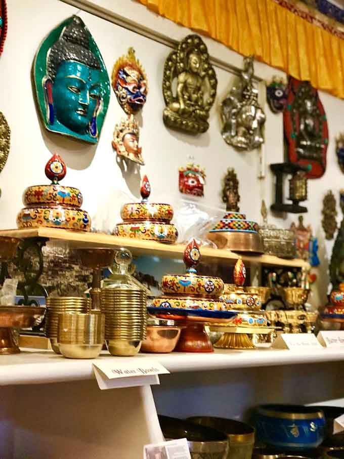 The gift shop offers authentic Tibetan items that'll make you rethink every souvenir you've ever purchased at airports everywhere.