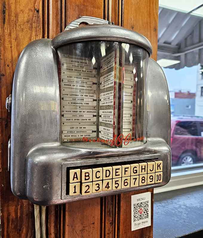 A vintage tabletop jukebox that's seen more songs played than most streaming services will ever know.