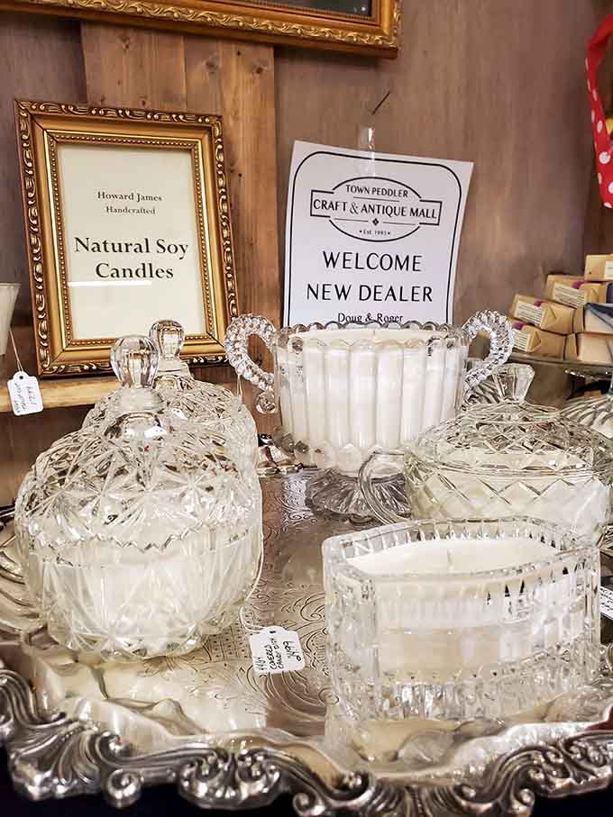 These elegant glass pieces prove that some treasures are timeless, whether they're holding candy or illuminating your dining room table.