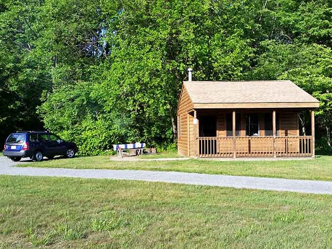 Rustic cabins provide that perfect compromise between roughing it and admitting you really like having walls and a roof.