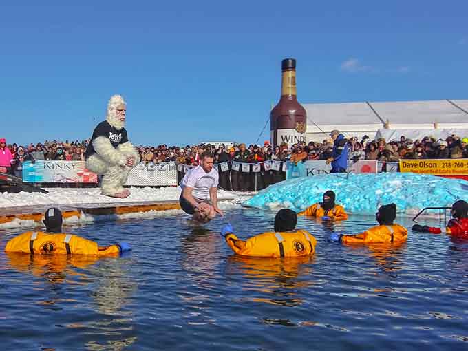 The polar plunge attracts brave souls who prove Minnesotans define "fun" very differently than the rest of America.