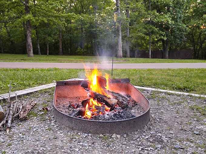 Campfires crackling under the stars, proving the best entertainment doesn't require electricity or streaming subscriptions at all.